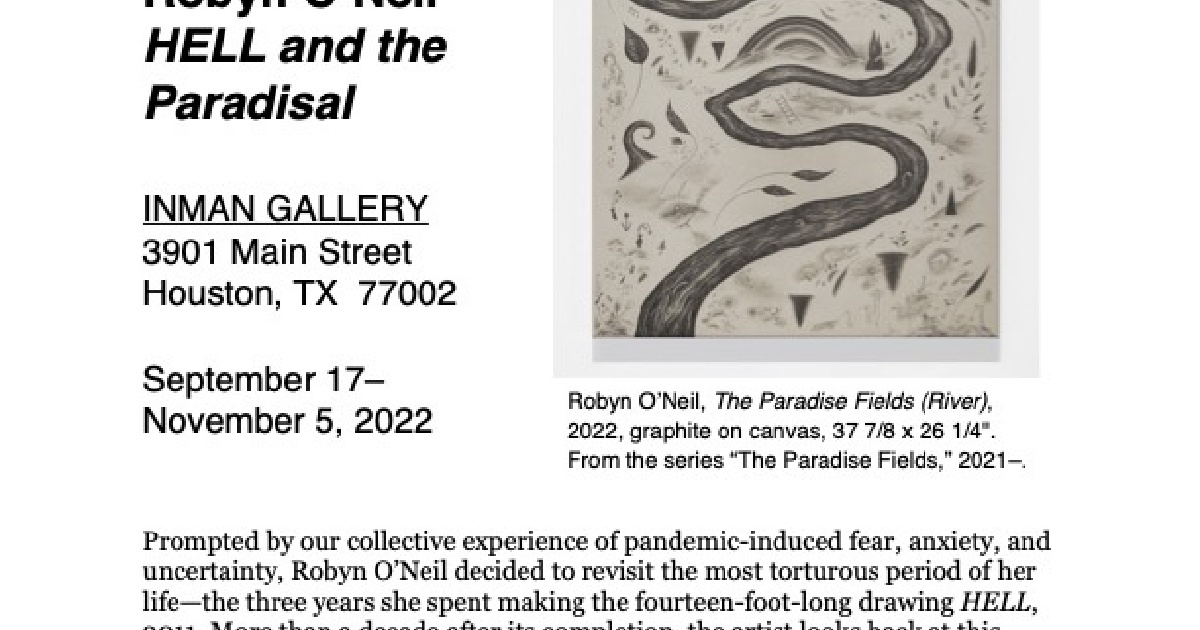 Robyn O'Neil - Press | Inman Gallery
