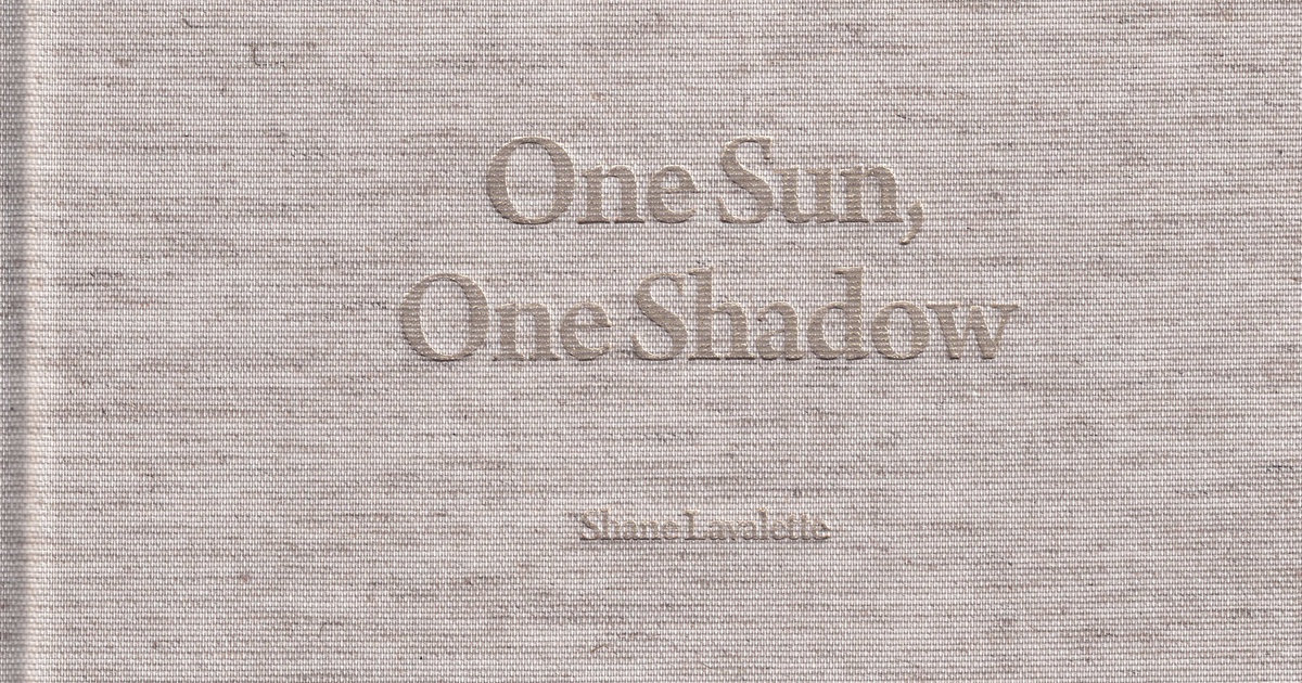 Publication: One Sun, One Shadow | Inman Gallery